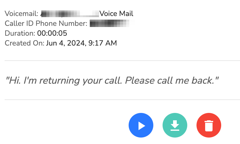 Agent Dashboard Part 6 - Voice Mails – CallTools