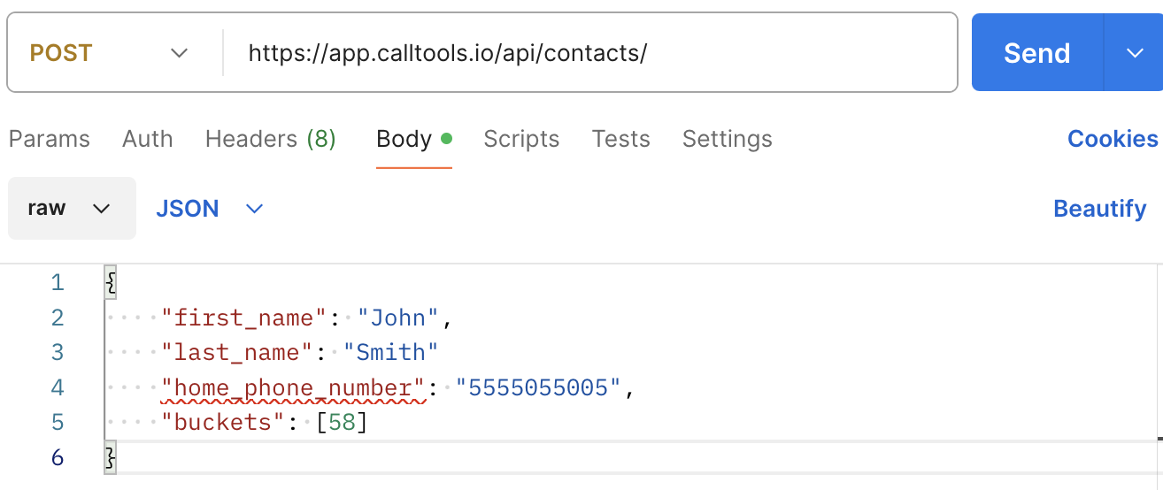 API Keys – CallTools