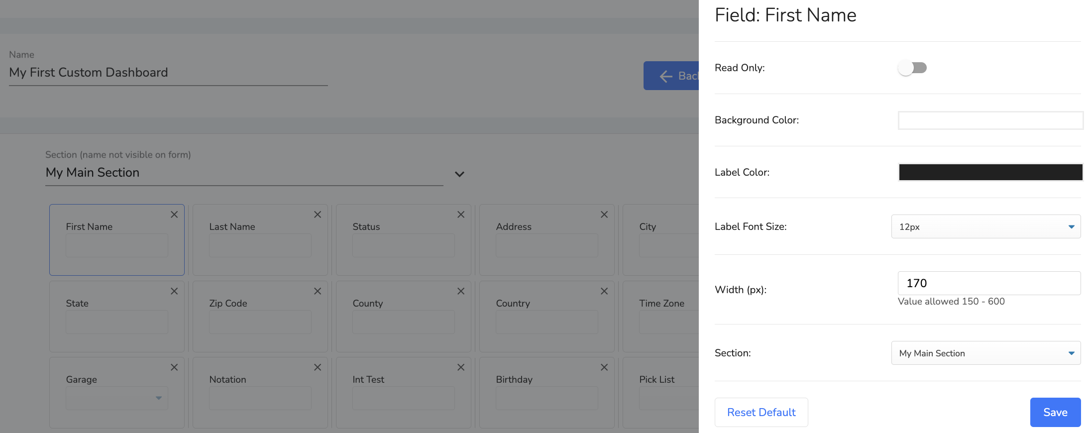 Agent Dashboard Settings – CallTools